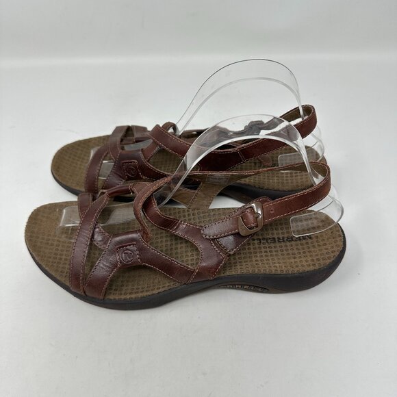 Merrell | Shoes | Merrell Leather Ankle Strap Sandals Womens 9 | Poshmark